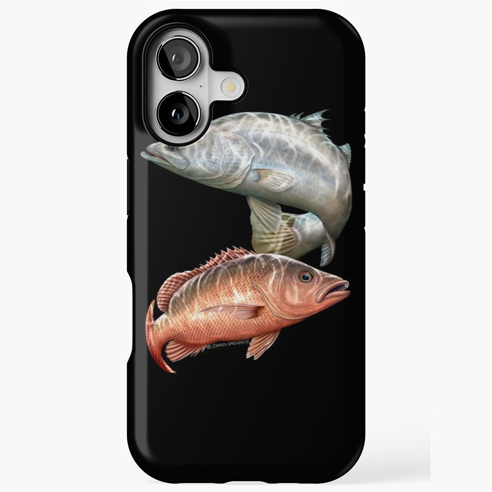 Barra Jack Fish Angler Outdoor Graphic iPhone Tough Case 11 12 13 14 15 ...