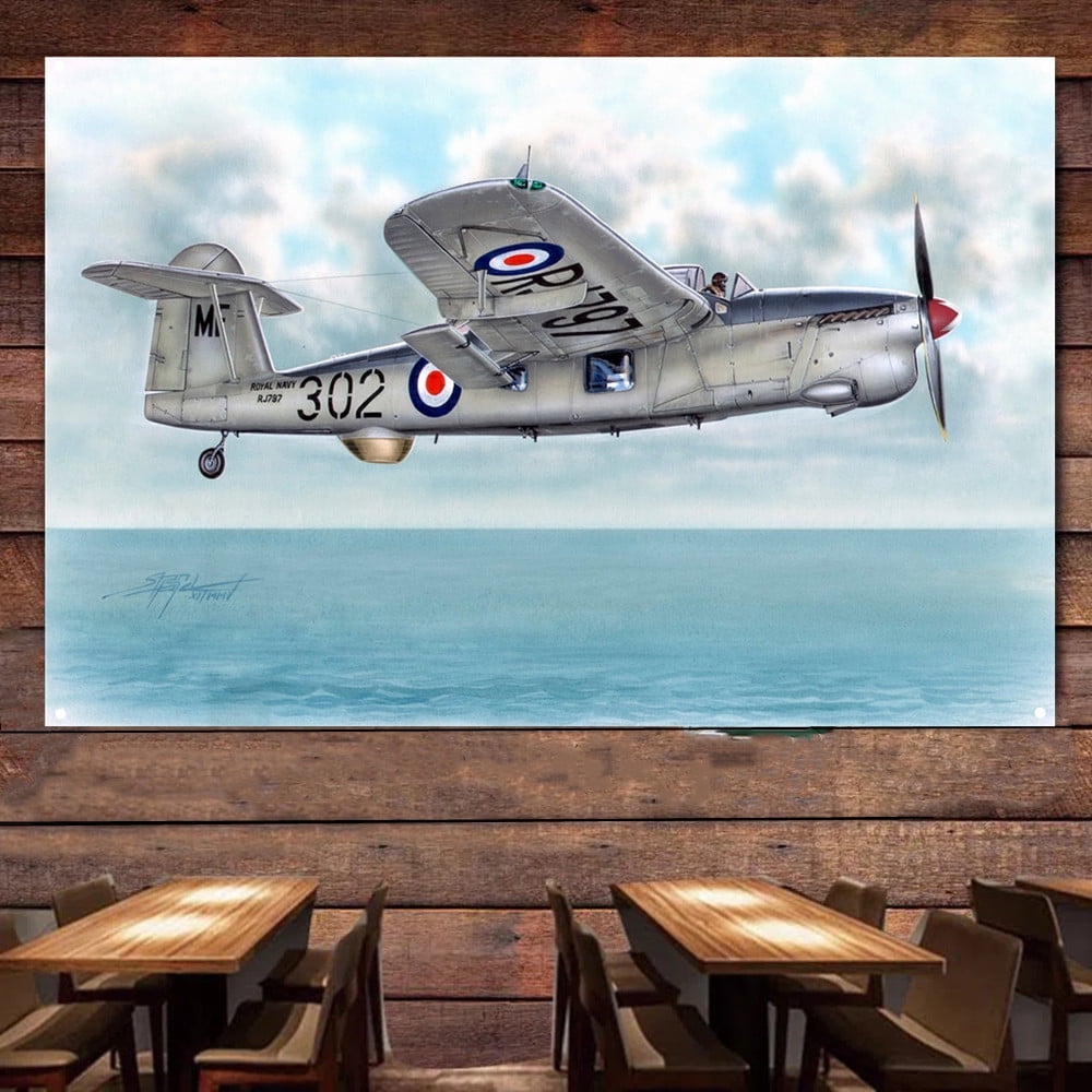 Barracuda Mk.III Fighter Jet Poster Wall Charts - 38" x 57" Aviation ...