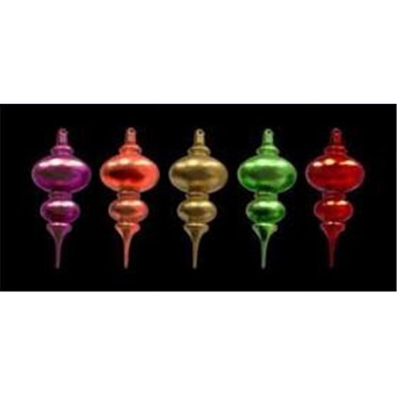 Barrango 151692 - 16 Inch Gold Glitter Finial Drop Oversized Ornament ...