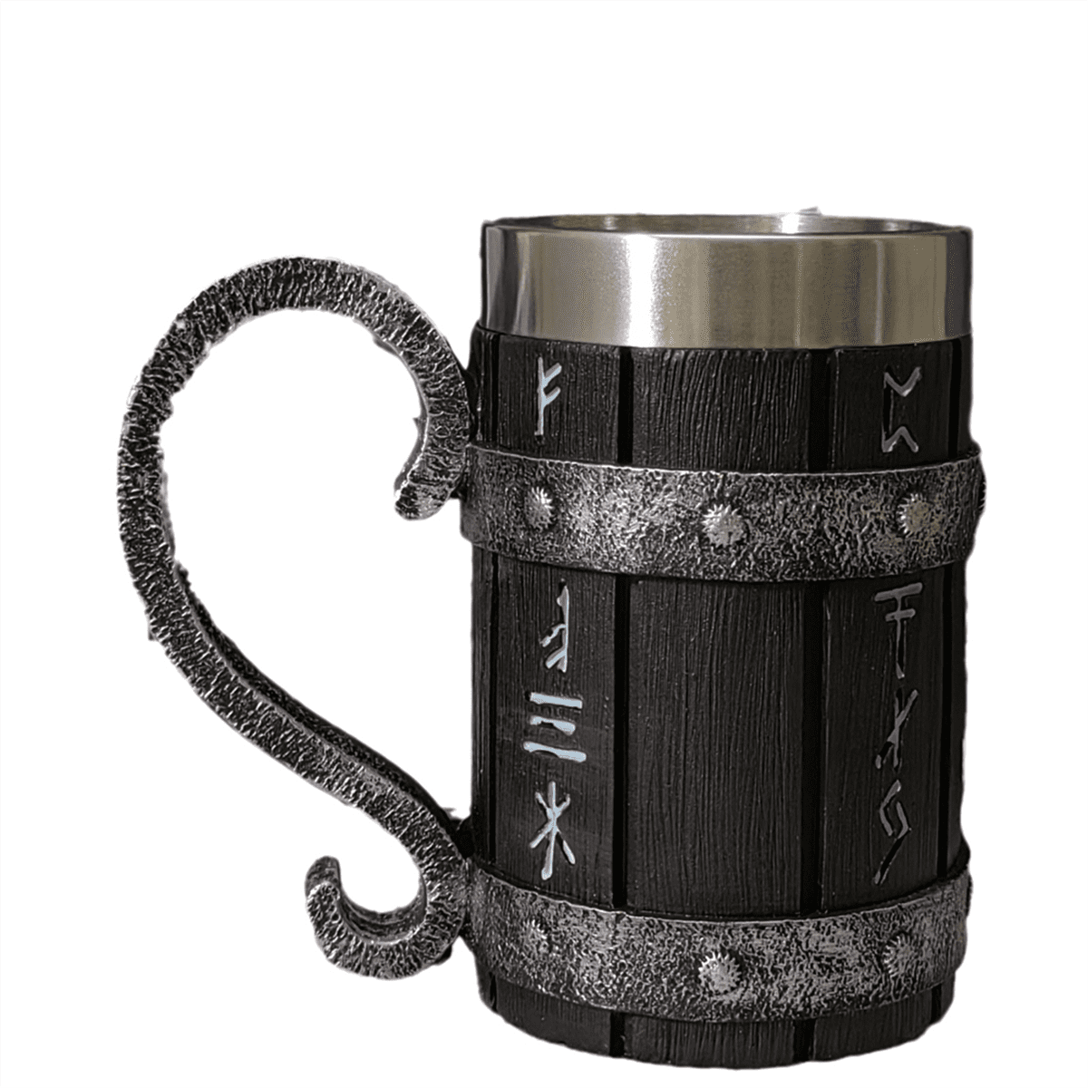 Barrel Beer Cup Stainless Steel Hot Drinks Mug Cold Brew Travel with ...
