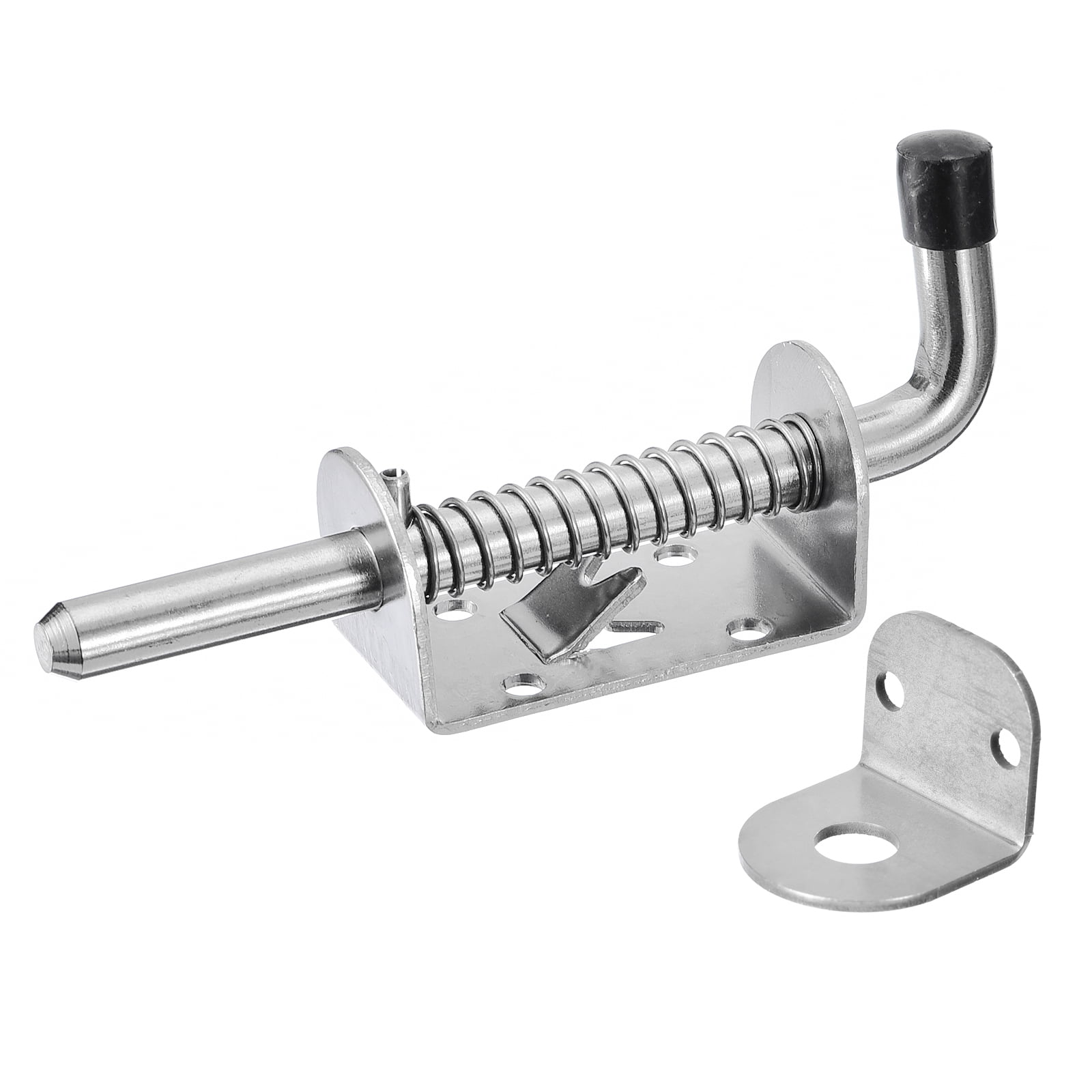 Barrel Bolt Latch, 1 Pack 10x128mm - Stainless Steel Spring Loaded Gate ...