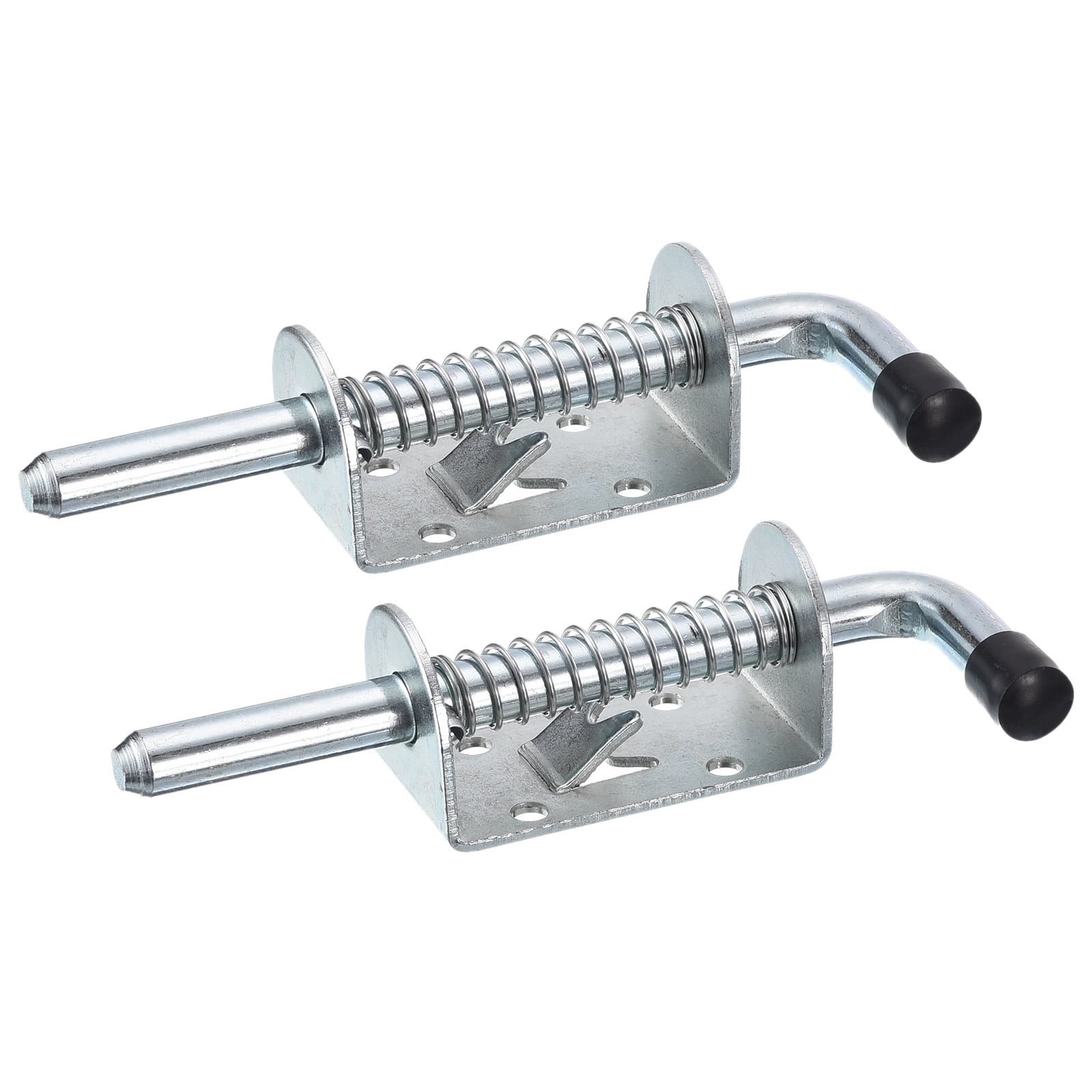 Barrel Bolt Latch, 2 Pack 10x128mm - Carbon Steel Galvanized Spring ...