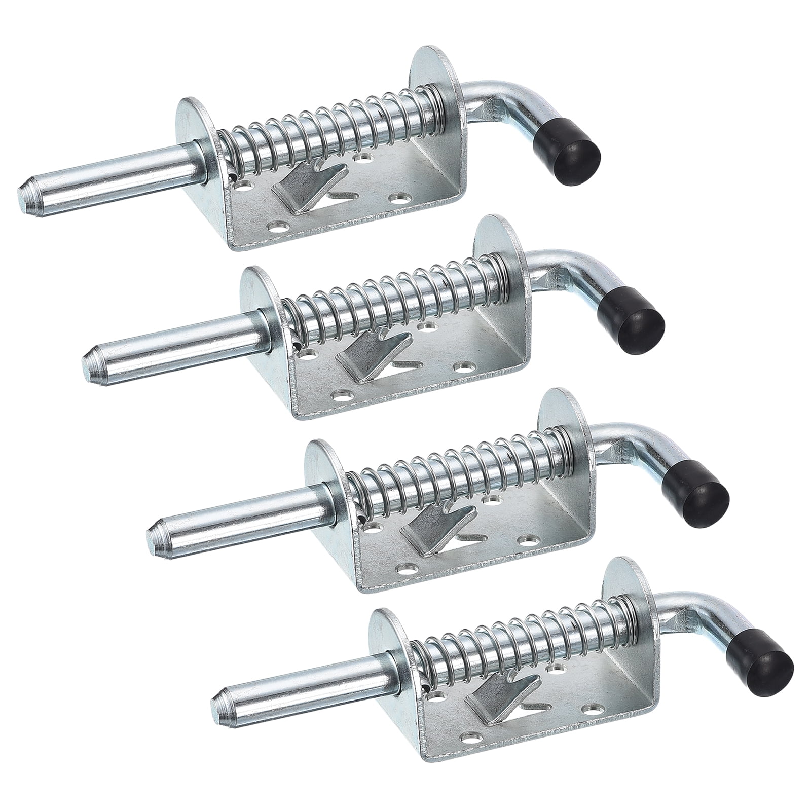 Barrel Bolt Latch, 4 Pack 10x120mm - Carbon Steel Galvanized Spring ...