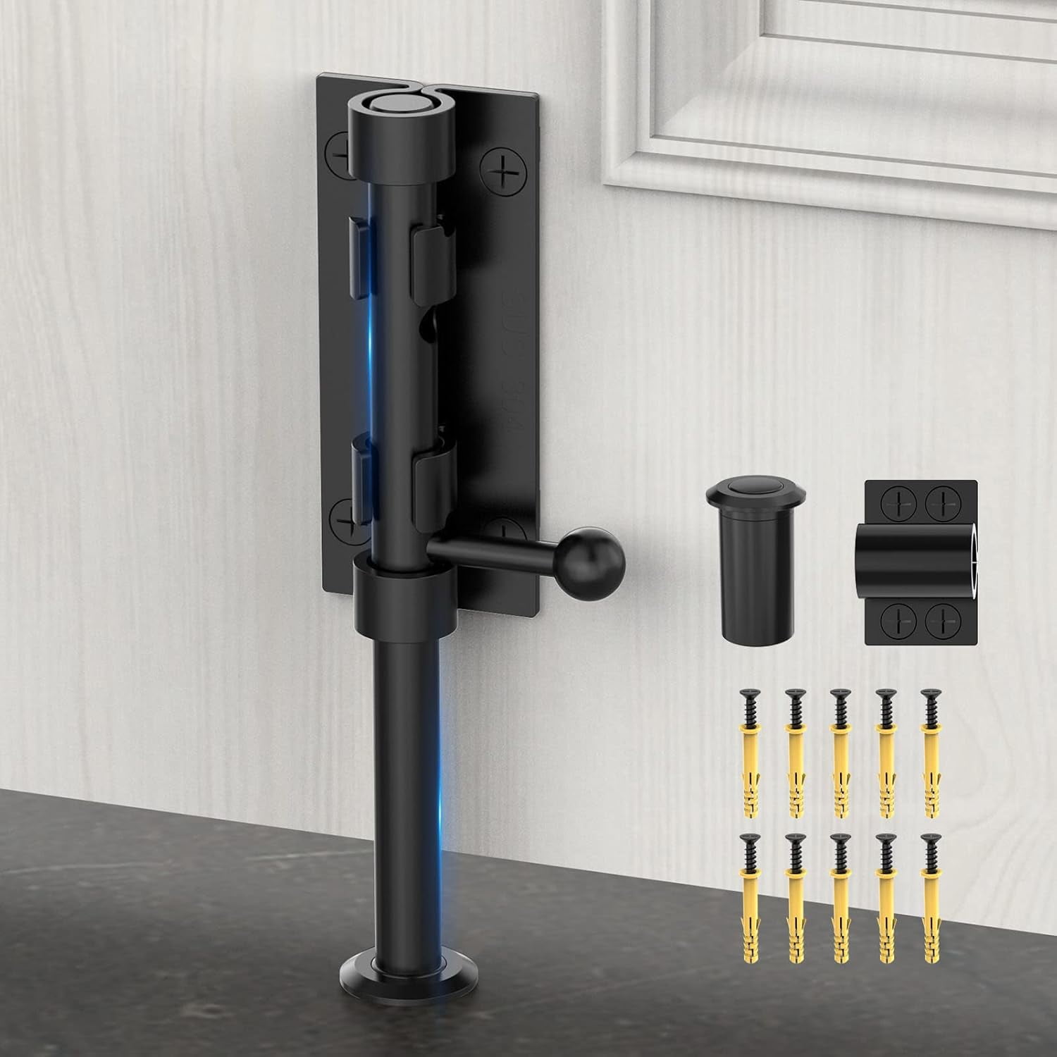 Barrel Bolt Latch, Sliding Bolt Gate Lock Door Latches Hardware, 7.7 ...