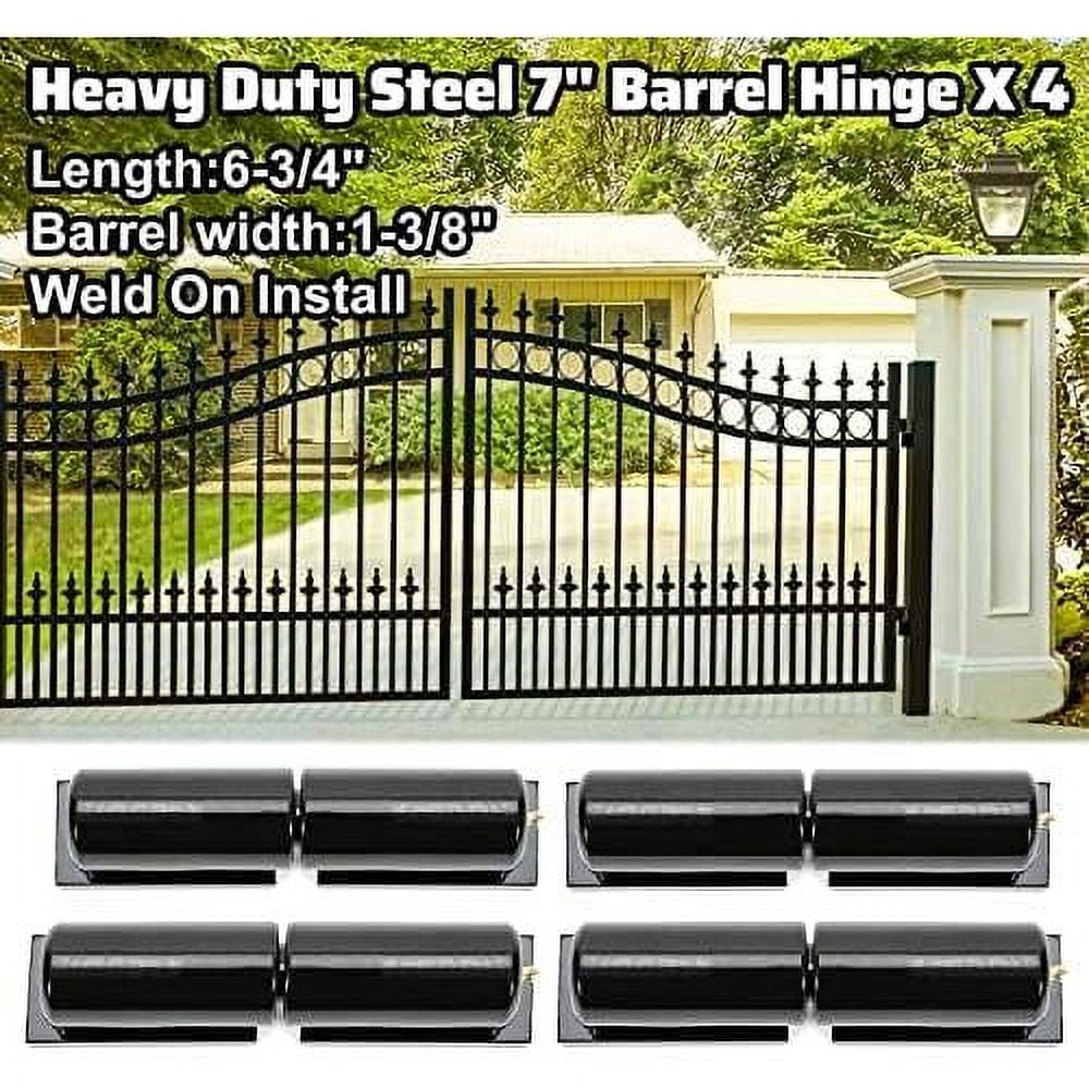 Barrel Hinge Compatible With Metal Gates Doors Weld On Heavy Duty Steel ...