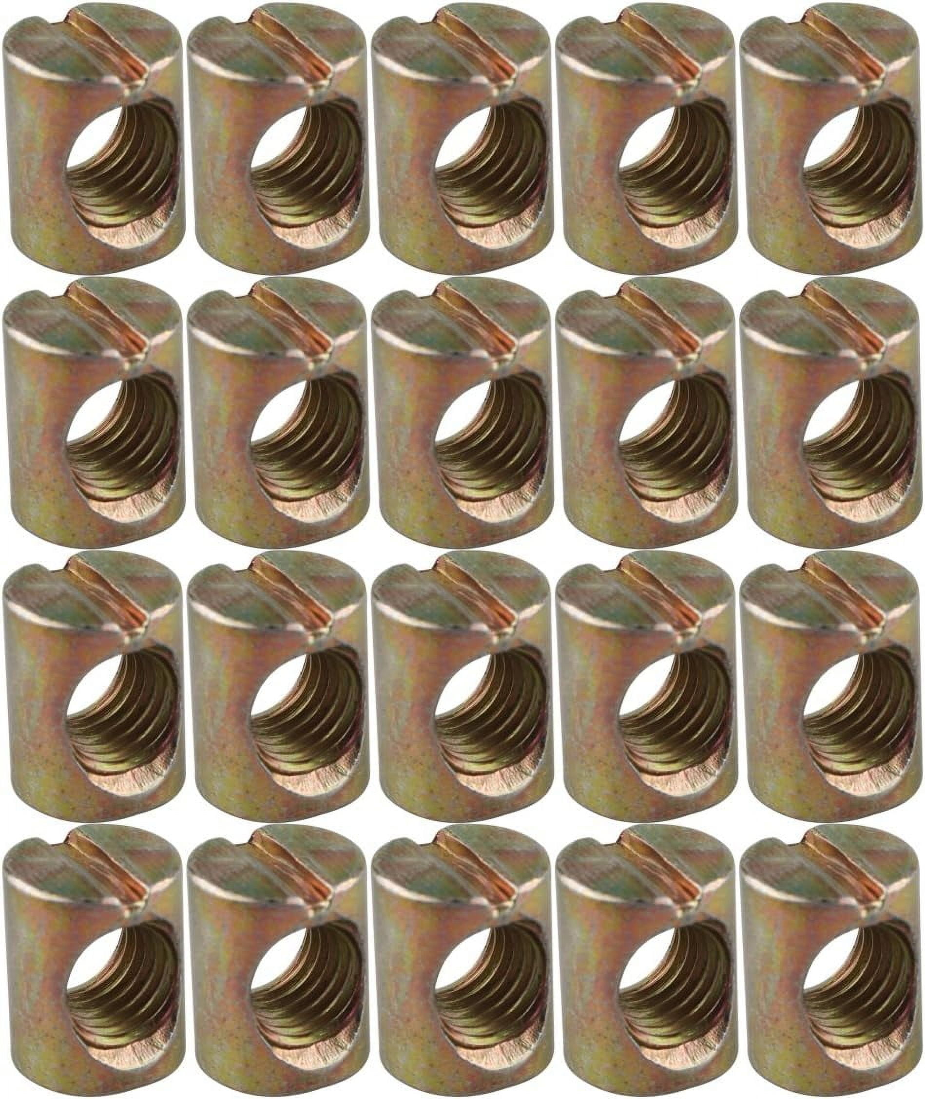 Barrel Nuts For Furniture Beds Crib, Carbon Steel Galvanized Cross ...