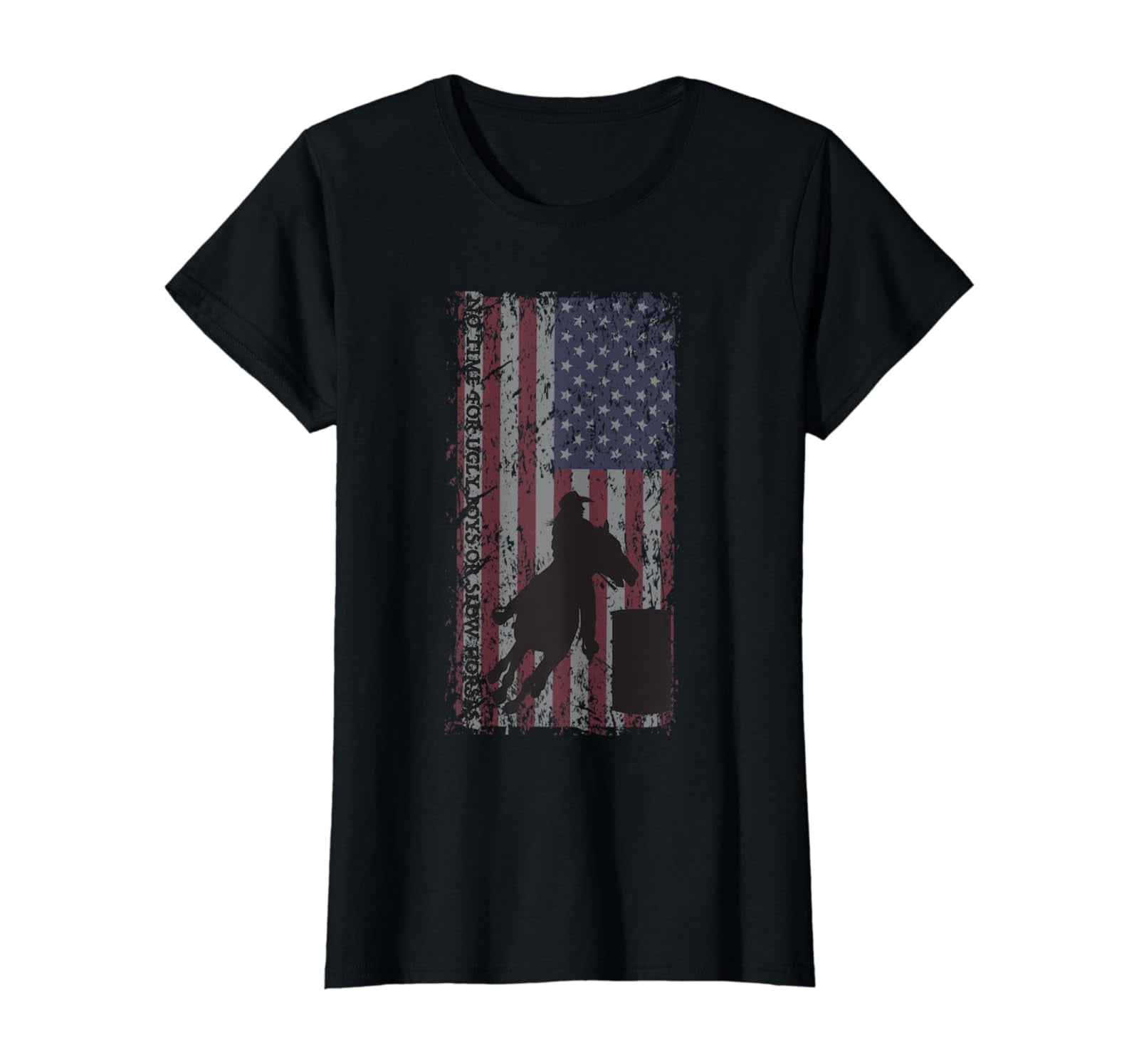 Barrel Racer T-Shirt Horse Racing And Rodeo Girls - Walmart.com
