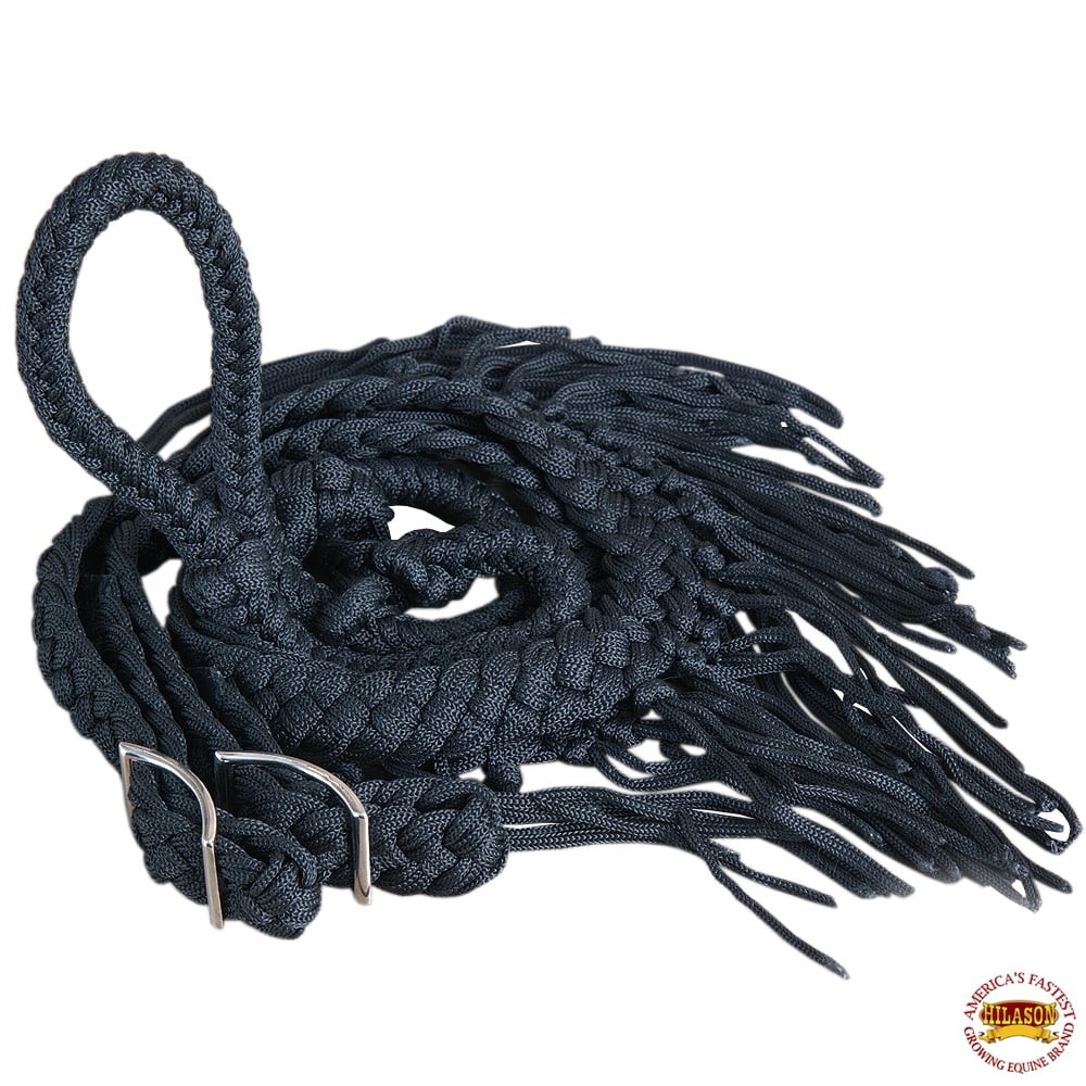 Barrel Racing Contest Reins Flat Braided Poly Horse Snaps1 X 8Ft ...