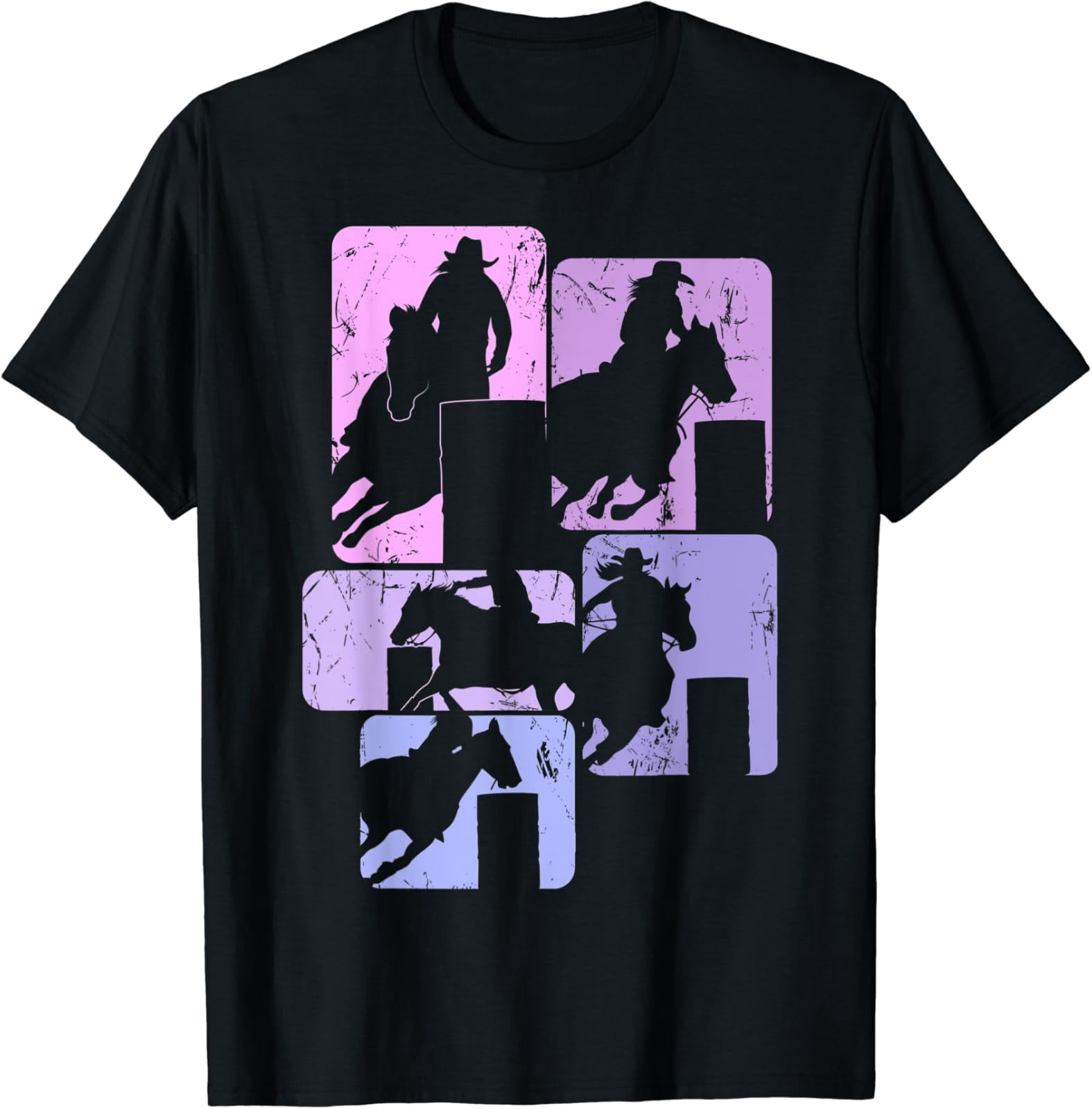 Barrel Racing Horse Barrel Racer Rodeo Cowgirl Women T-Shirt - Walmart.com