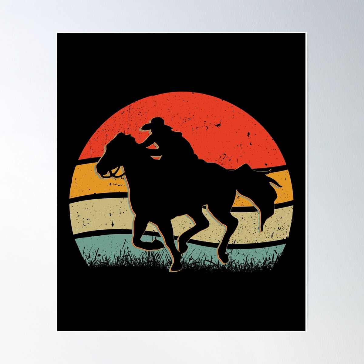 Barrel Racing Poster, 12x18 UNFRAMED - Walmart.com