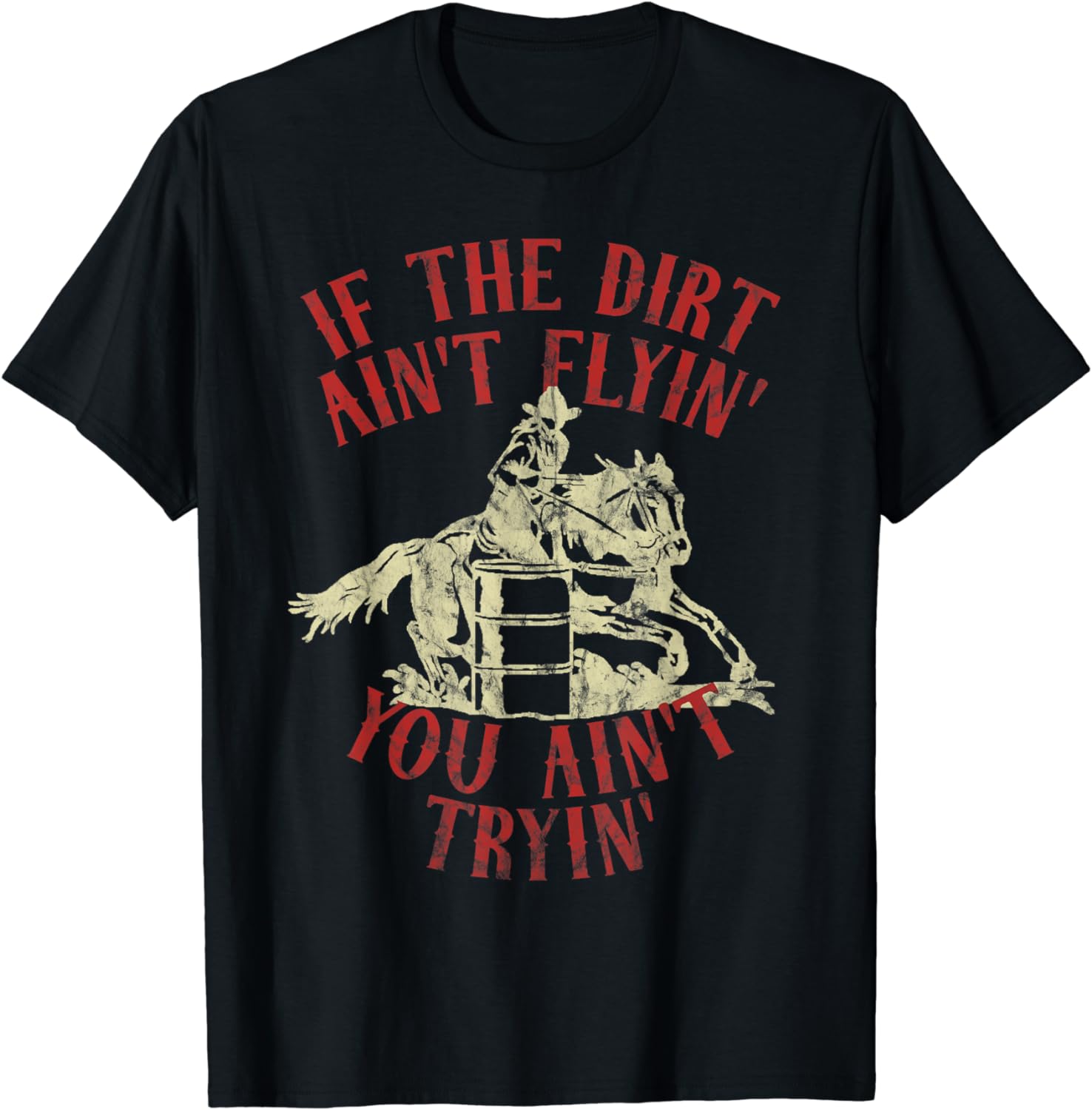 Barrel Racing Racer Horse Riding Rodeo Cowgirl T-Shirt - Walmart.com