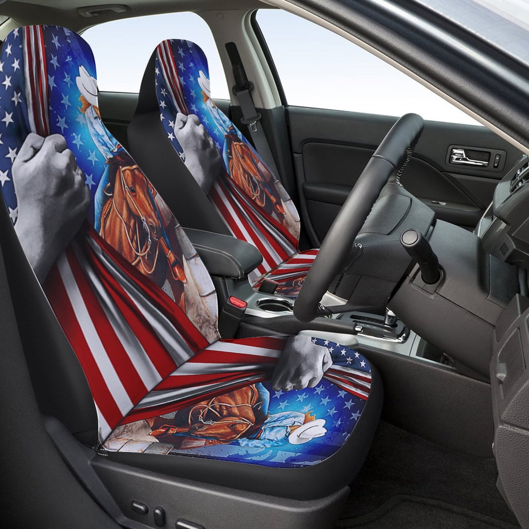Barrel Racing Seat Covers Cars, Car Truck SUV 2 Piec - Walmart.com