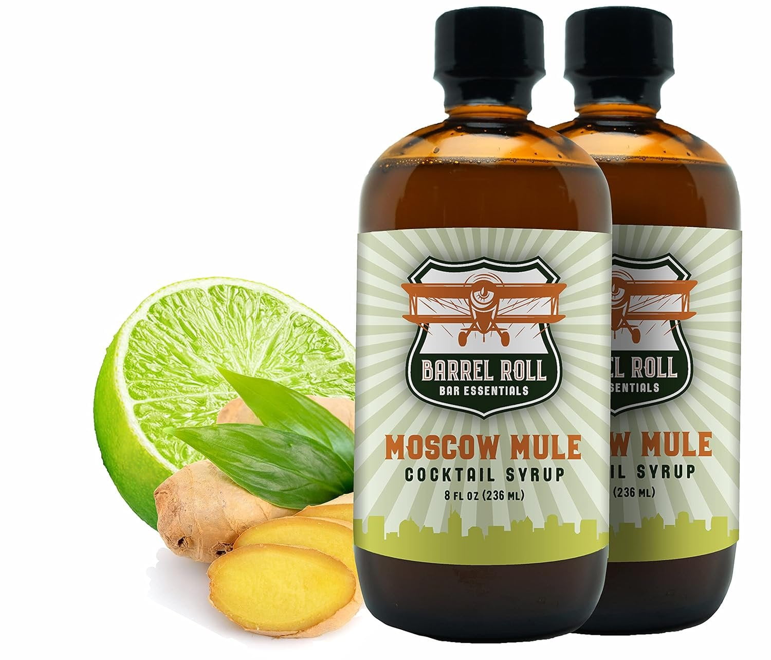 Barrel Roll Bar Essentials Cocktail Mixers - Moscow Mule Cocktail Mix ...