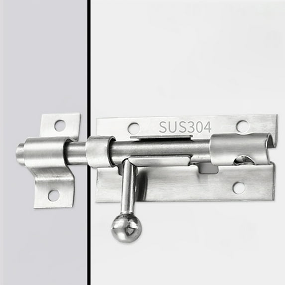 Barrel Slide Lock, 304 Stainless Steel Door Lock, Easy Installation ...