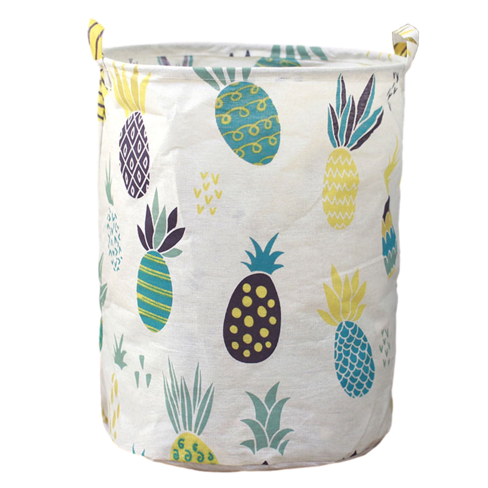 Barrel Storage Basket Laundry Hamper Pineapple Laundry Basket Dirty ...