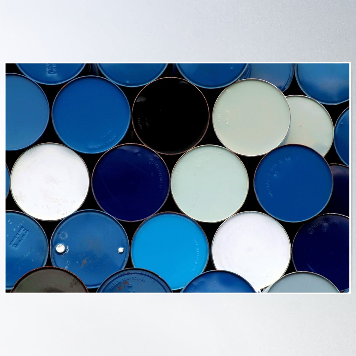 Barrels Poster Wall Art, Modern Wall Decor For Living Room Bedroom ...