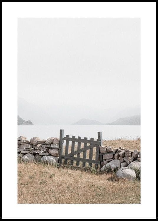 Barren Gate Poster Wall Art, Modern Wall Decor For Living Room Bedroom, 24x36 UNFRAMED - Walmart.com