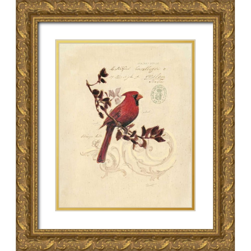 Barrett, Chad 20x24 Gold Ornate Wood Framed with Double Matting Museum ...