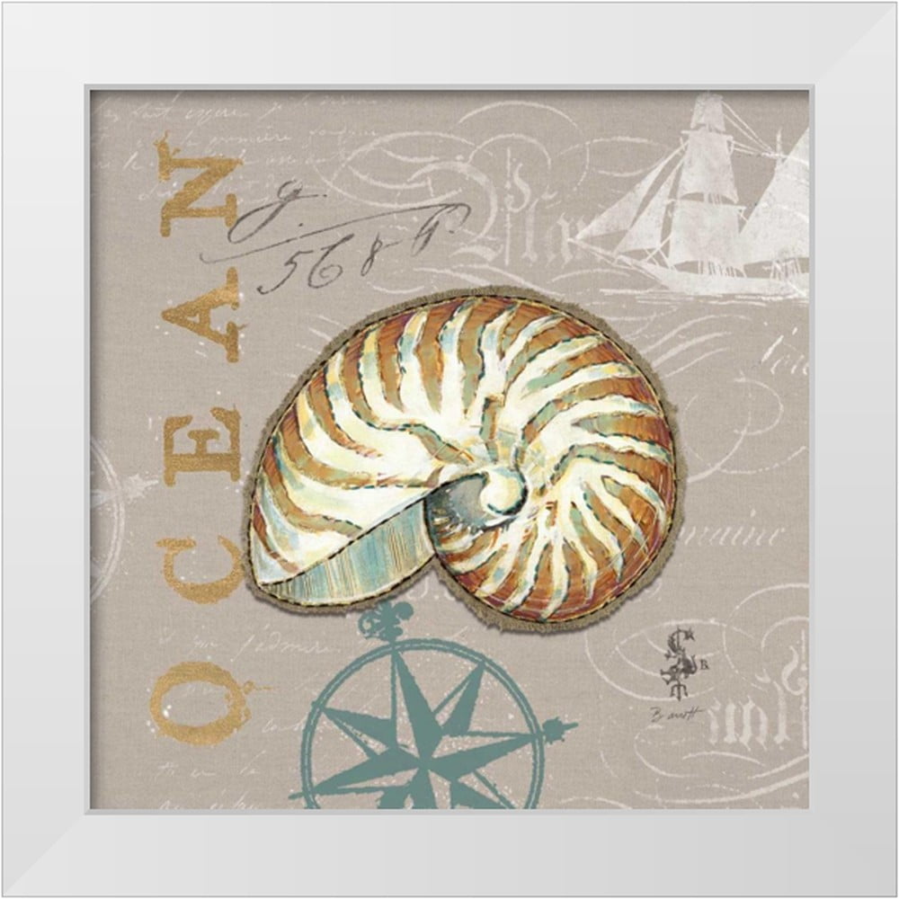 Barrett, Chad 26x26 White Modern Wood Framed Museum Art Print Titled ...