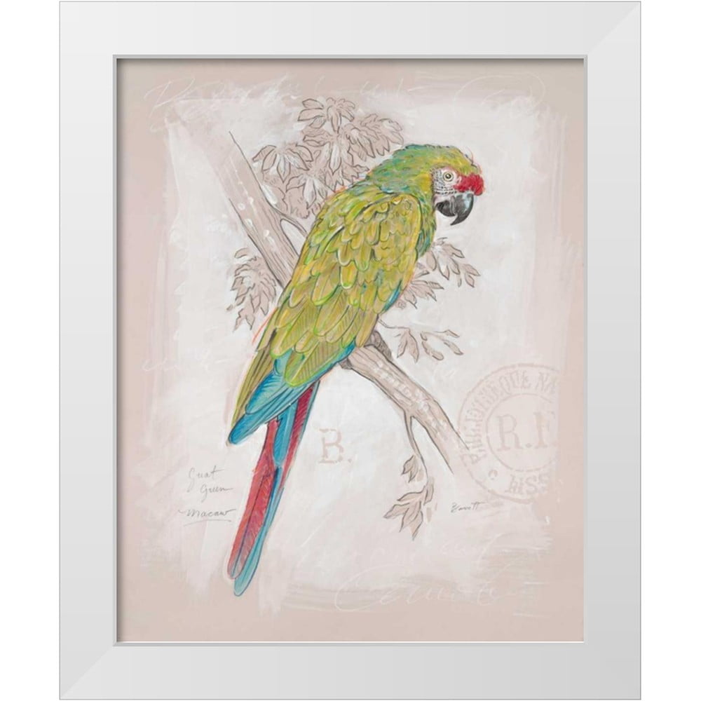 Barrett, Chad 26x31 White Modern Wood Framed Museum Art Print Titled ...