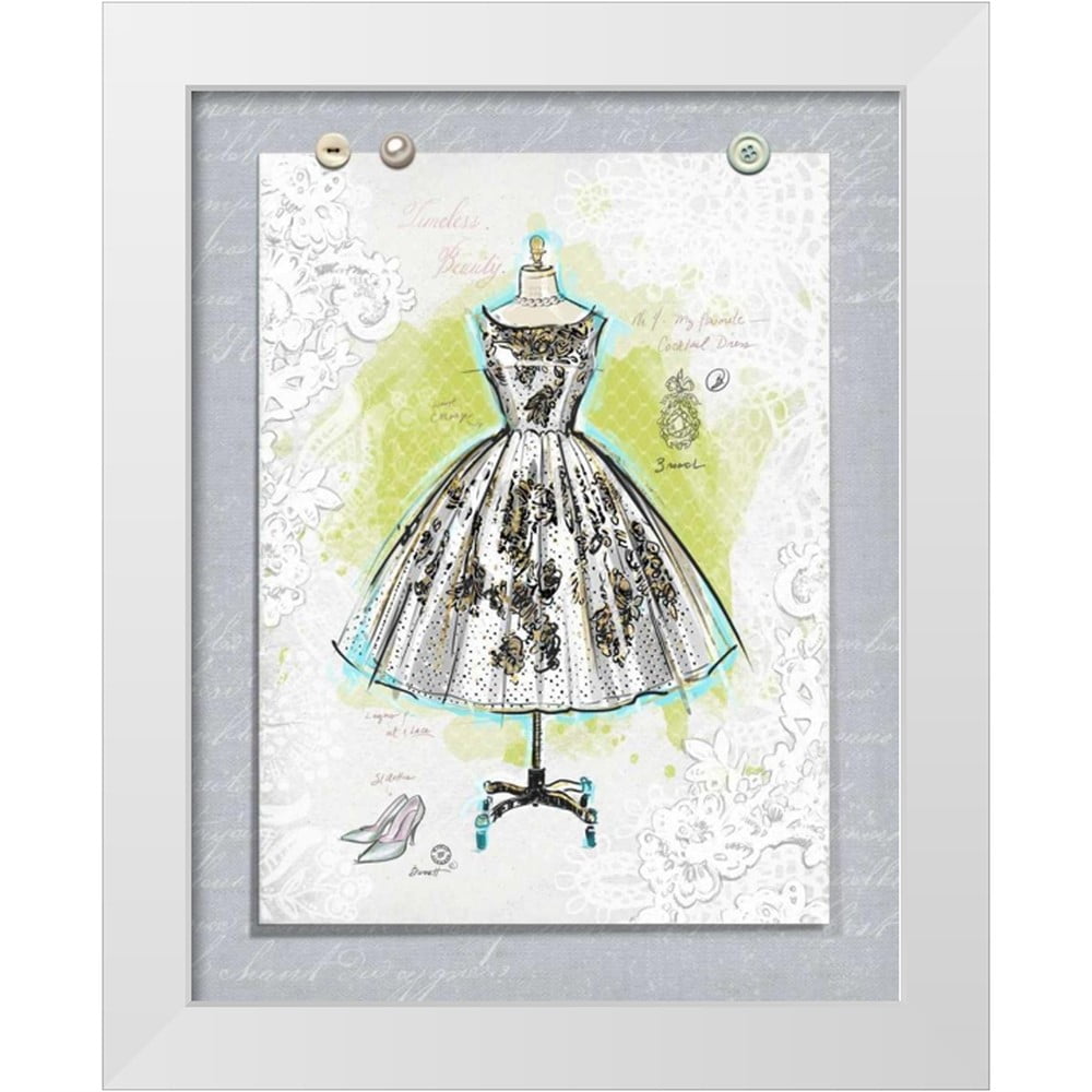 Barrett, Chad 26x32 White Modern Wood Framed Museum Art Print Titled ...