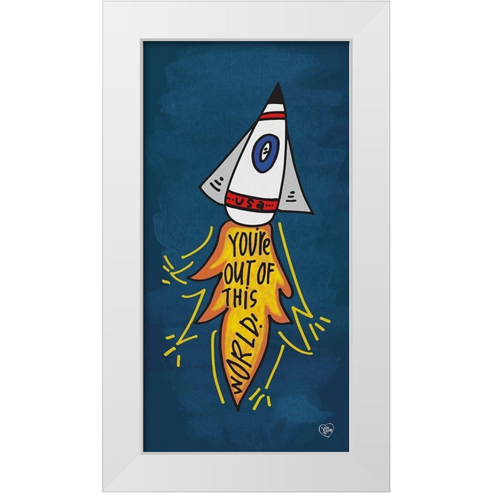 Barrett, Erin 18x32 White Modern Wood Framed Museum Art Print Titled ...