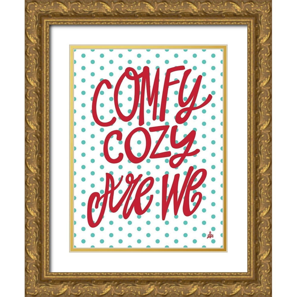 Barrett, Erin 19x24 Gold Ornate Wood Framed with Double Matting Museum ...