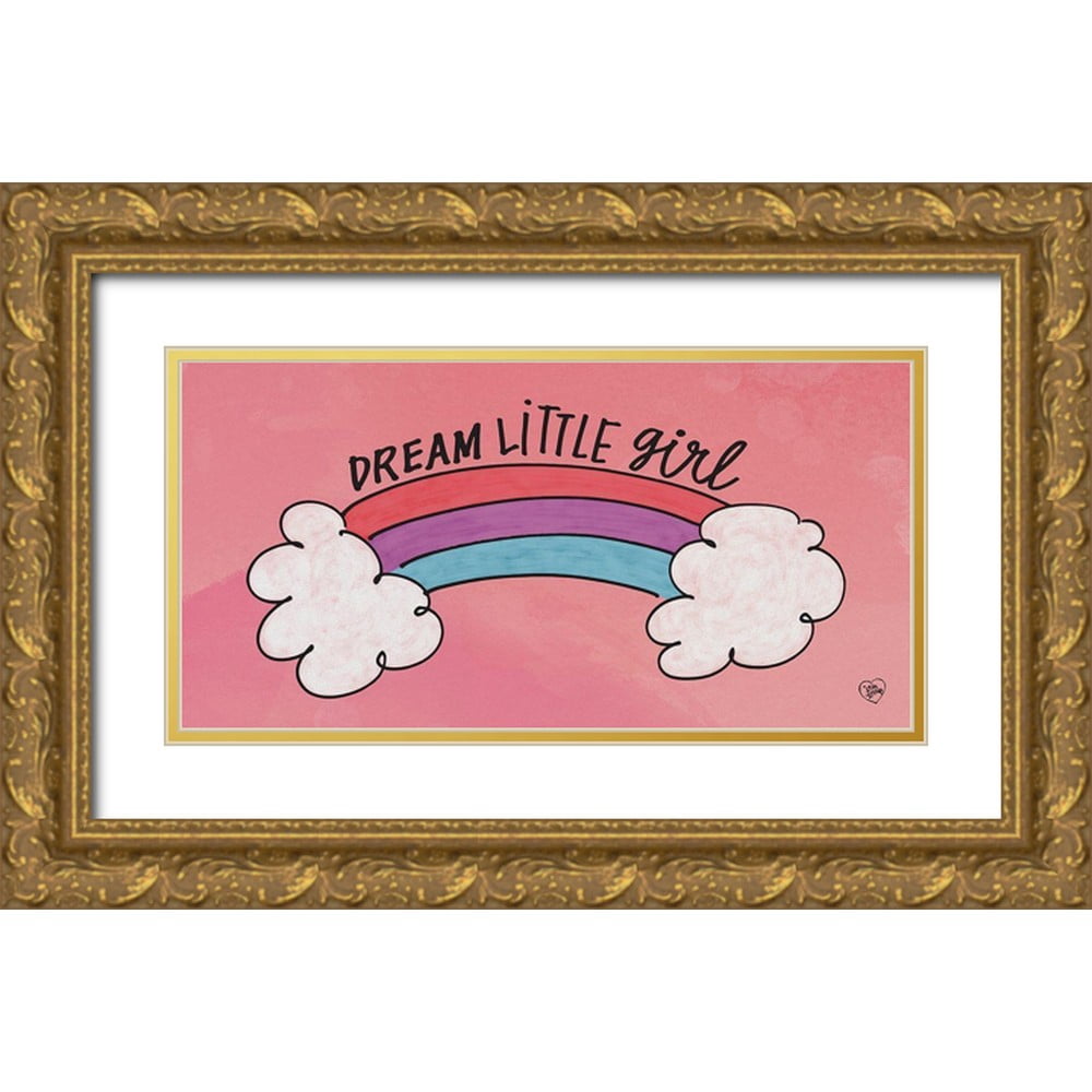 Barrett, Erin 24x14 Gold Ornate Wood Framed with Double Matting Museum ...