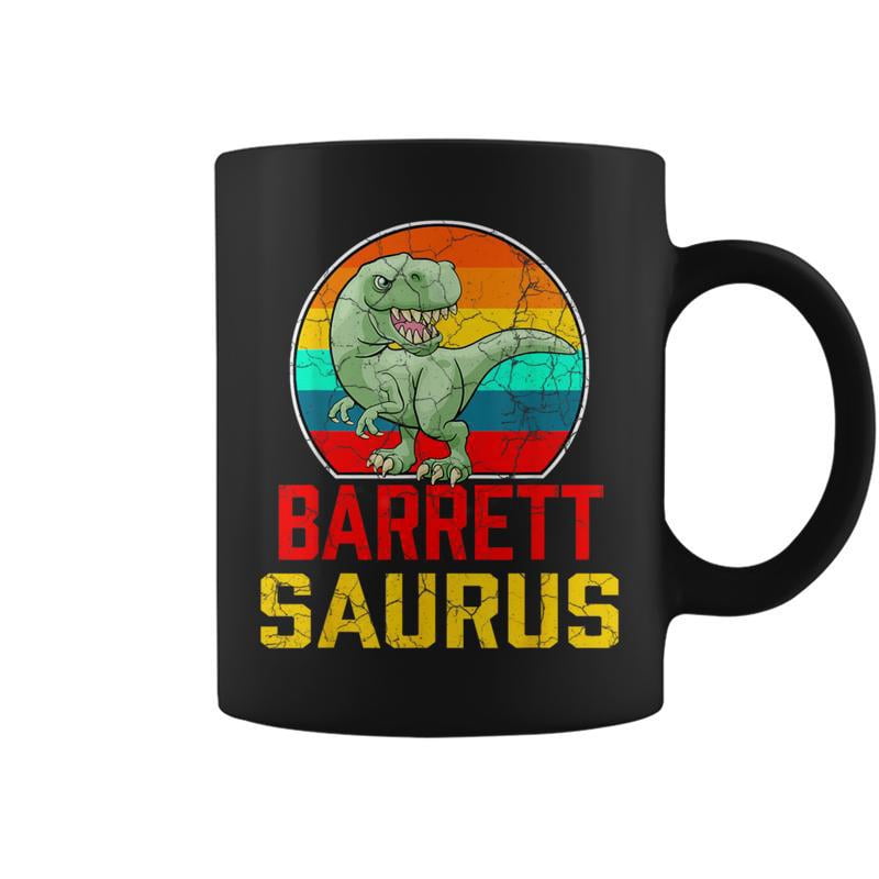 Barrett Saurus Family Reunion Last Name Team Custom Coffee Mugs ...