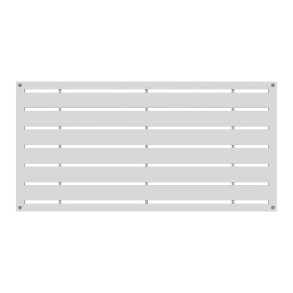 Barrette Outdoor Living Boardwalk 2 ft. W X 4 ft. L White Polymer ...