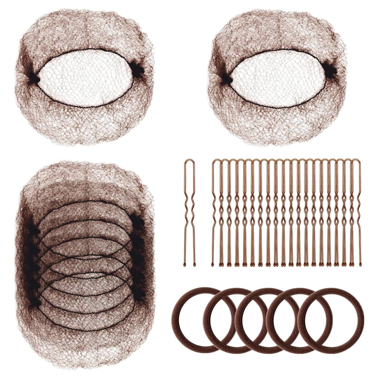 Barrettes, Ballet Hair Net Hairnets For Dance Buns 30 Pcs In Visible ...