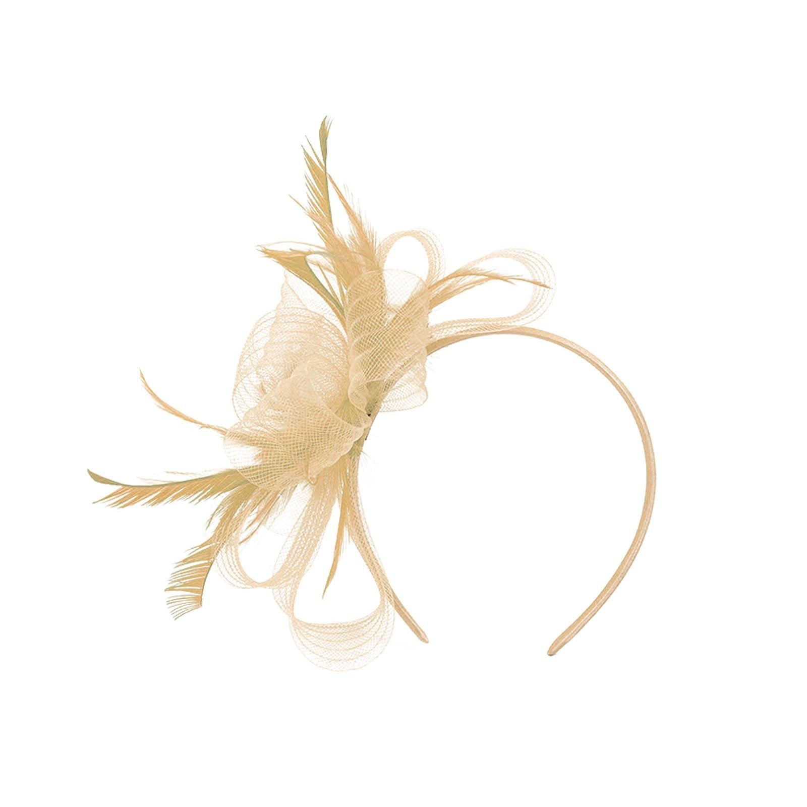 Barrettes Fascinators Hat Headband Feather Mesh Fascinators Headpieces ...