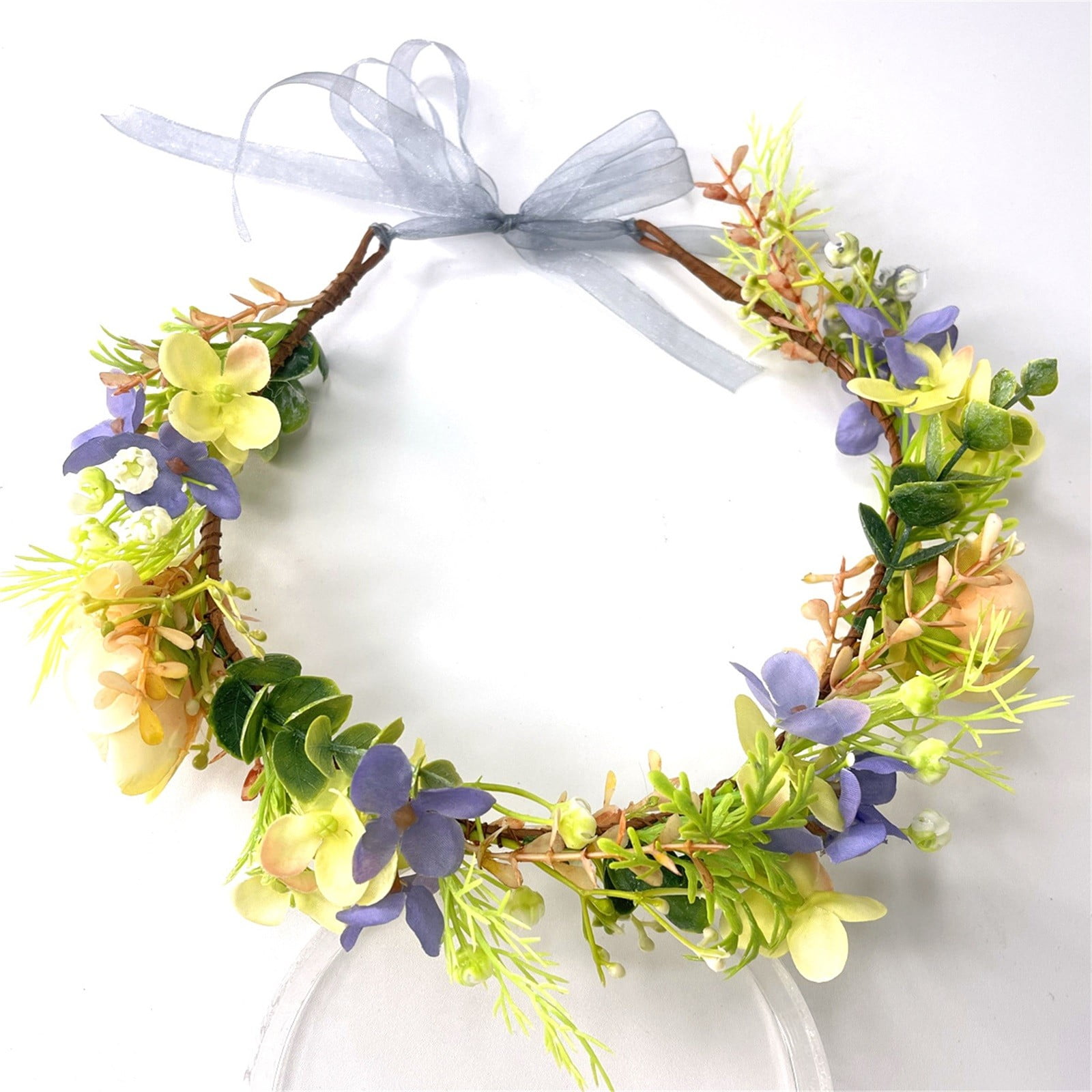 Barrettes Girls Flower Crown Flower Girl Headpiece Boho Little Wreaths ...