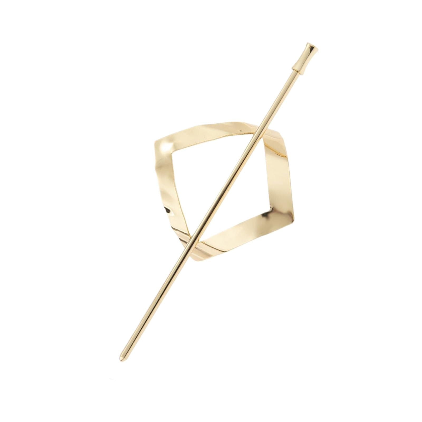 Barrettes Hoop And Pin Barrette Vintage Geometric Hair Circle And ...