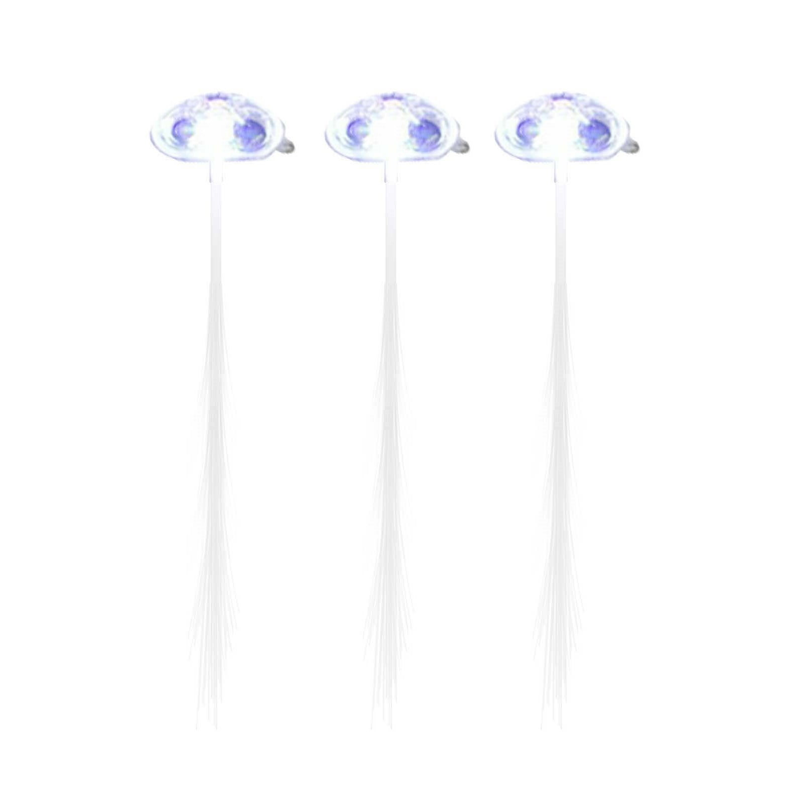 Barrettes LED Lights Hair Light Up Fiber LED Hair Barrettes Party ...