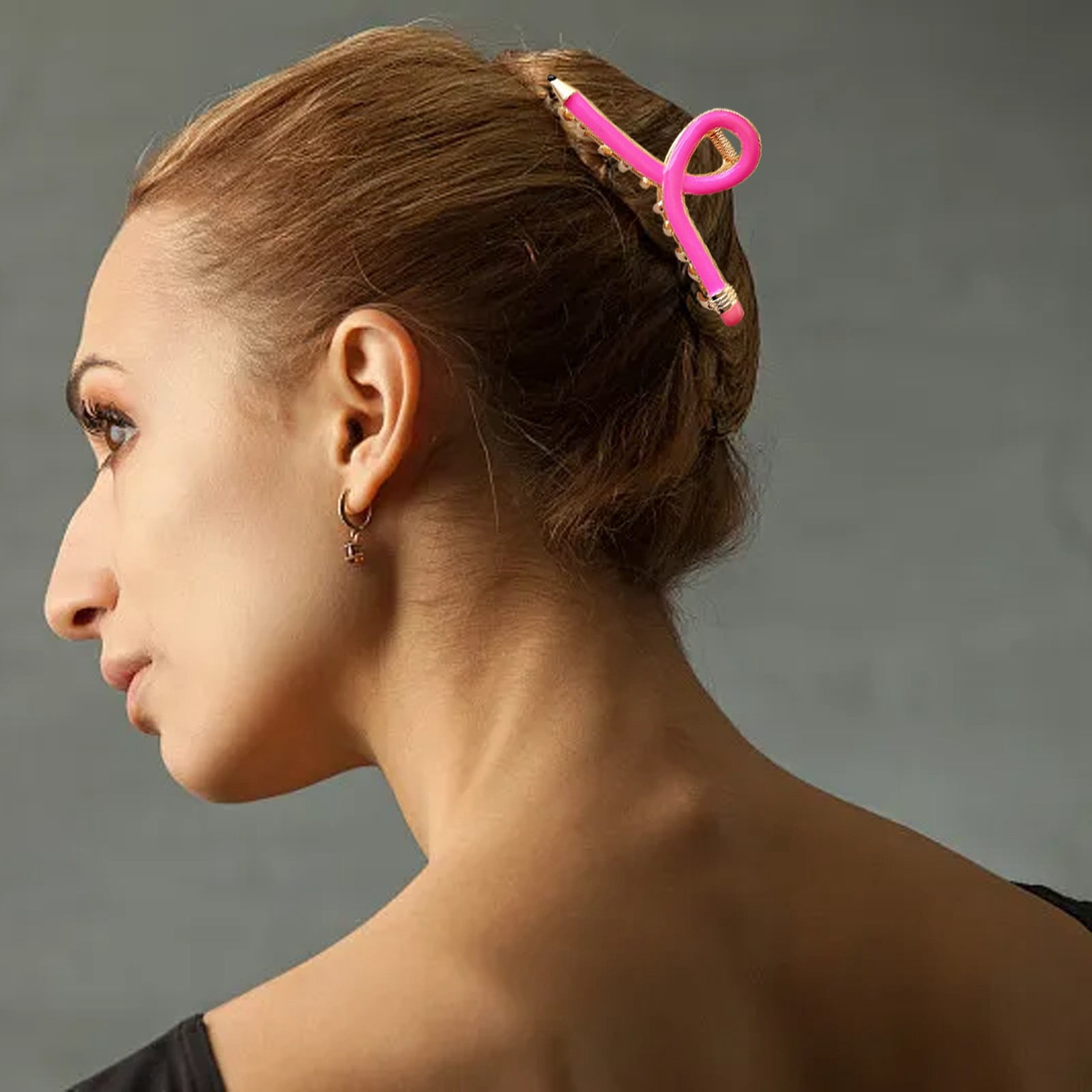 Barrettes Pencil Hair Clips Back To School Cute Nonslip Hair Clamp ...
