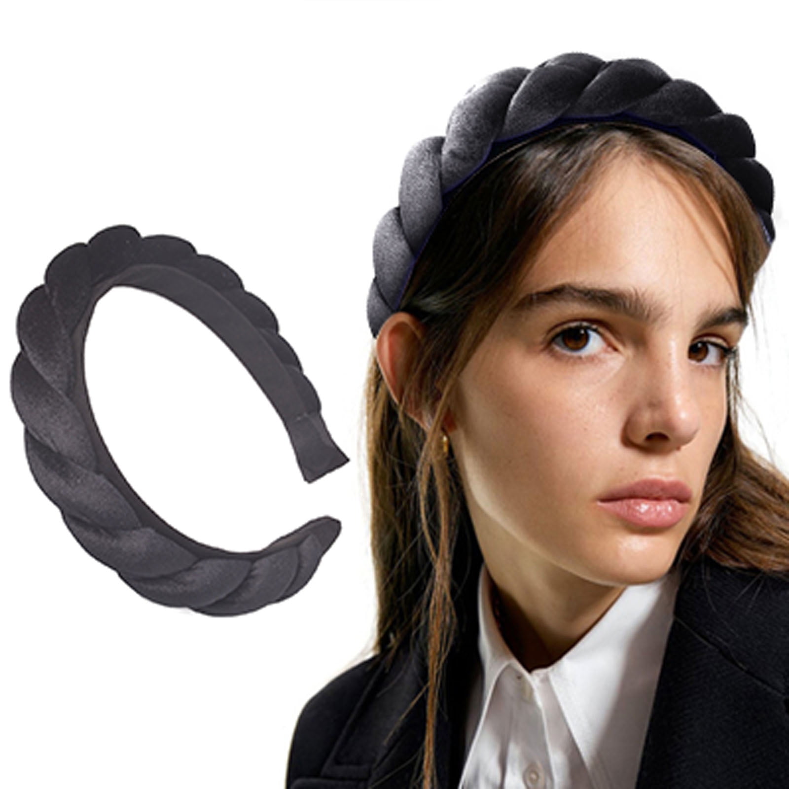 Barrettes Spa Headband for Women Sponge Towel Cloth Fabric Head Band ...