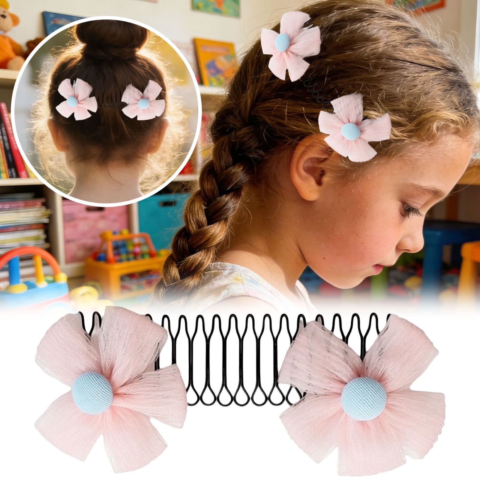 Barrettes for Hair Styling Functional Comb Easy Create Curly Hair ...