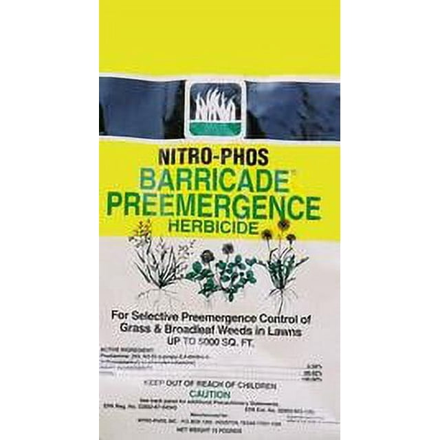 Nitrophos Barricade Herbicide - Pre-emergent Control for Grassy and ...