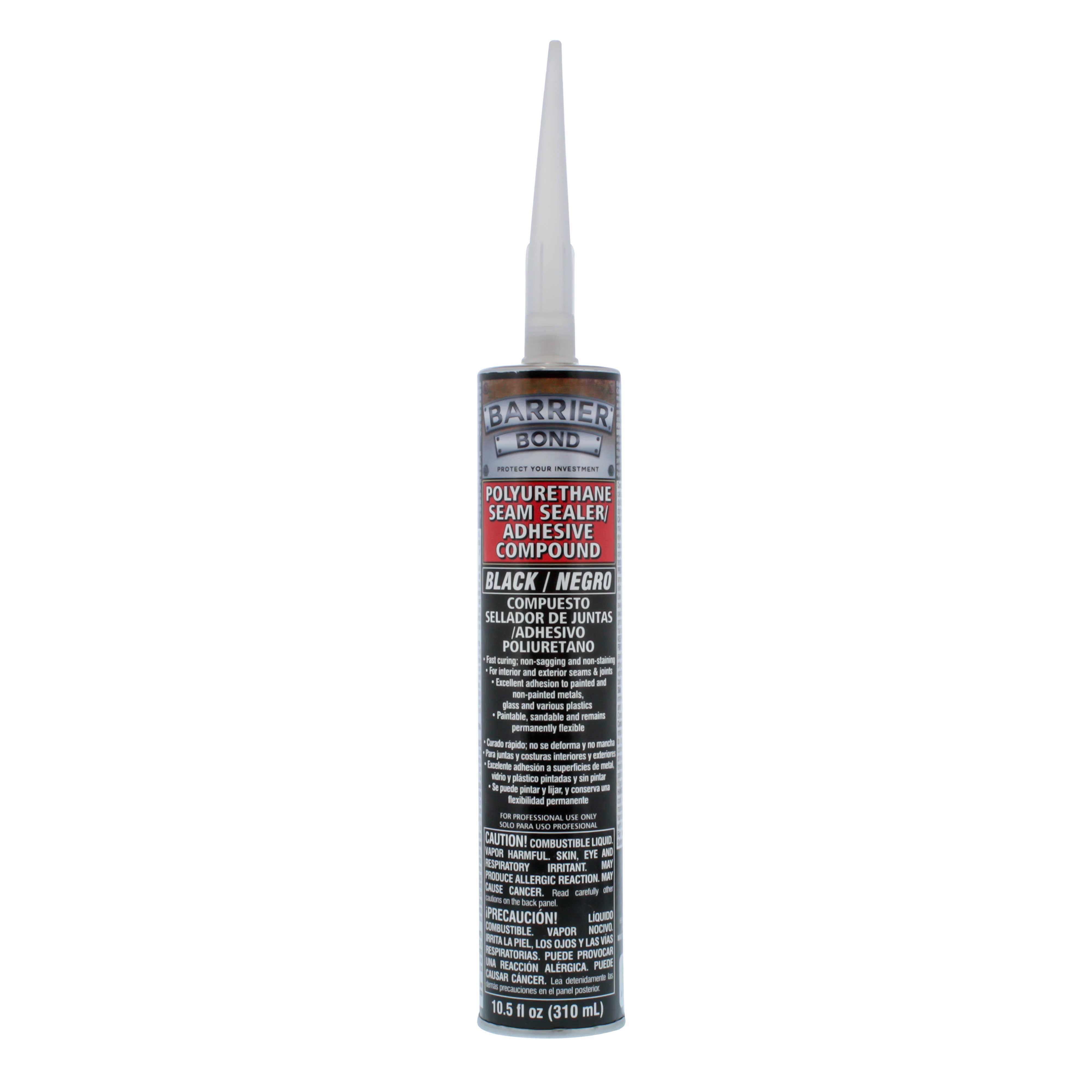 Barrier Bond Black Polyurethane Seam Sealer Adhesive Compound - 10.5 fl ...