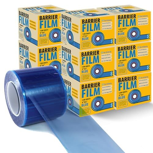 Barrier Film 8 Rolls, Barrier Film Tattoo Blue Barrier Tape for Dental ...