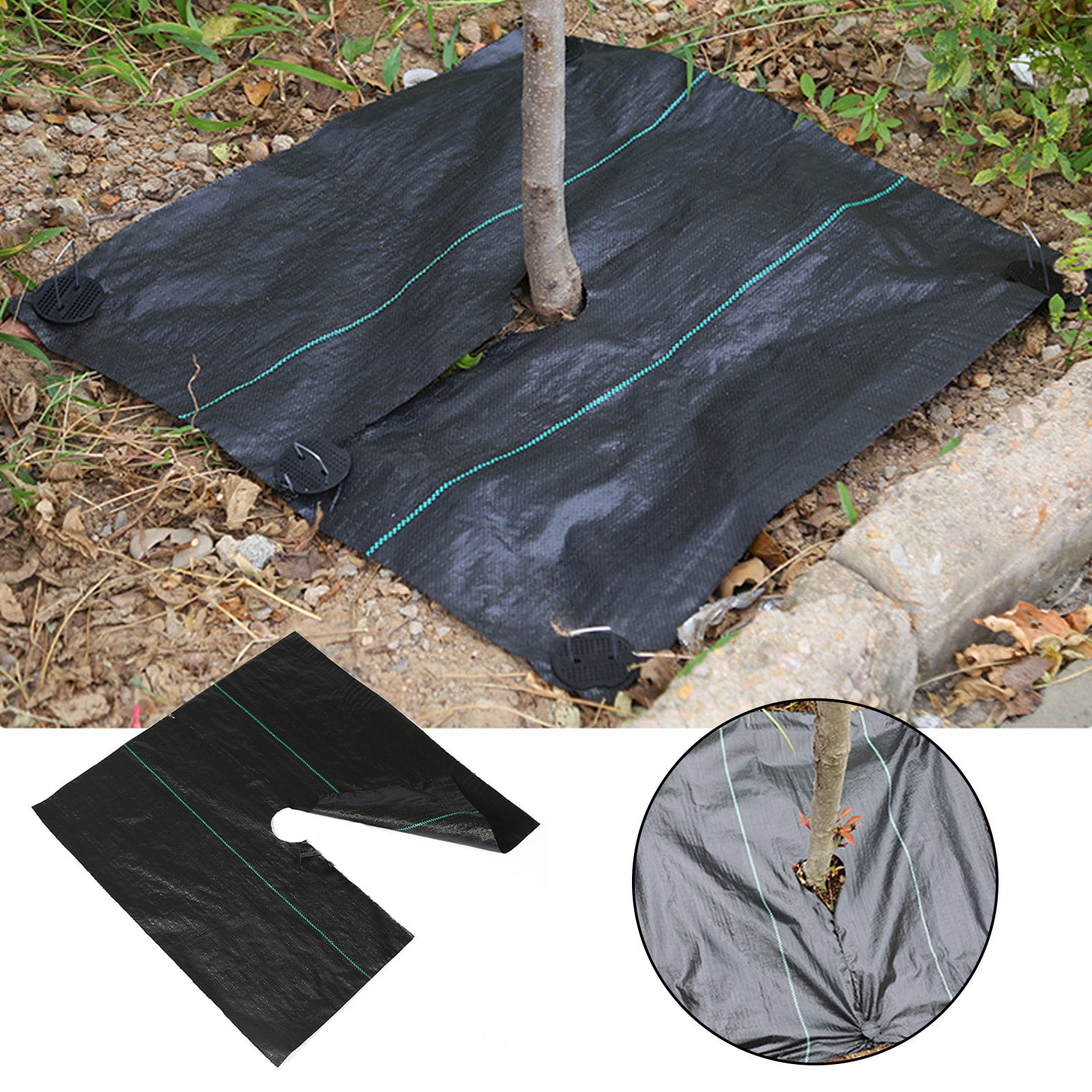 Barrier Scape Fabric, Heavy Duty Polypropylene Ground Cover Membrane ...