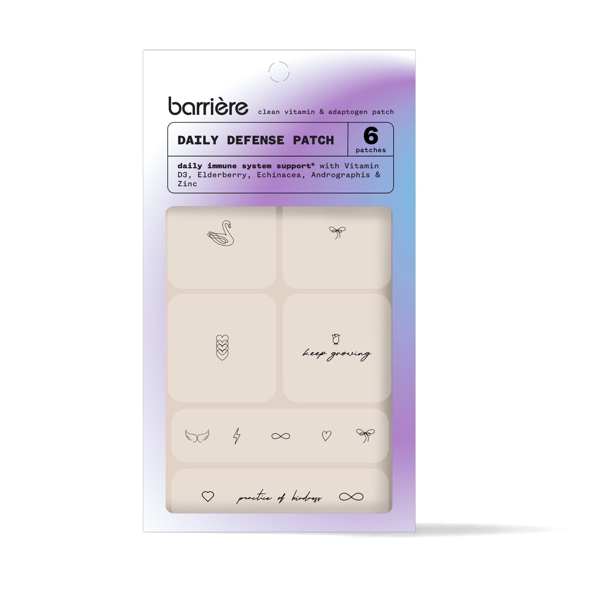 Barriere Daily Defense Multivitamin Patch Mini Motifs Print 6 Count ...