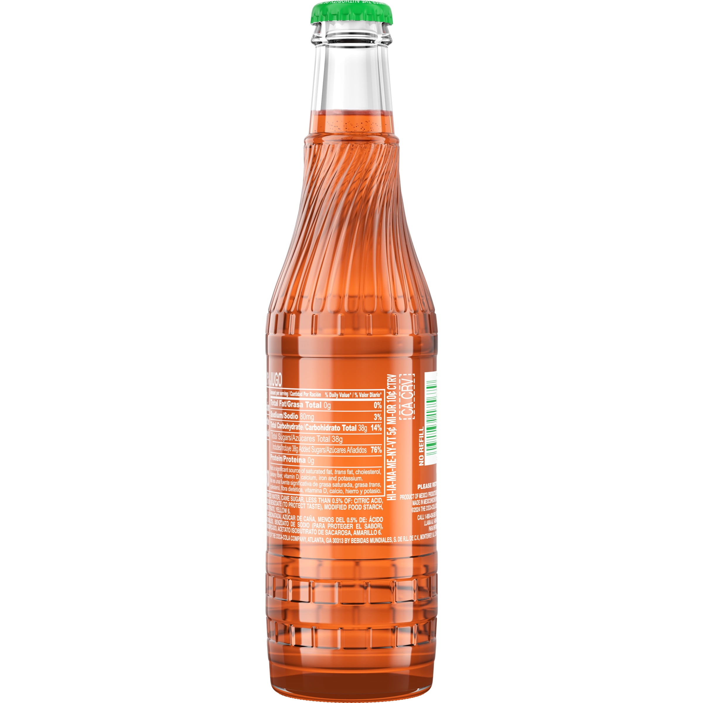 Barrilitos Mandarin Glass Bottle, 12 fl oz - Walmart.com