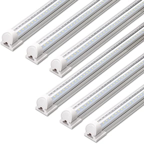 10 Pack Linkable LED Utility Shop Light, 4 FT Integrated Fixture for ...