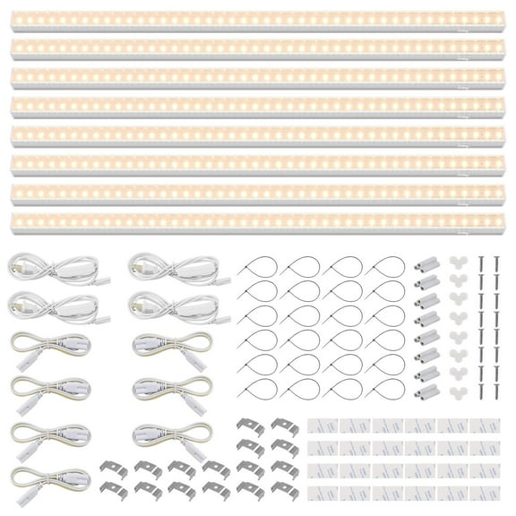 T5 , Full , 2ft 80W (8 x 10W, 500W Equivalent), T5 Grow Light Bulbs ...