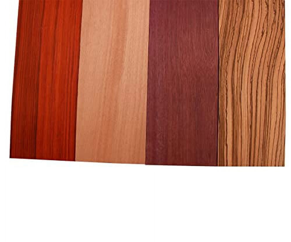 Barrington Hardwoods Imported Exotic Hardwood Variety Pack - Zebrawood ...