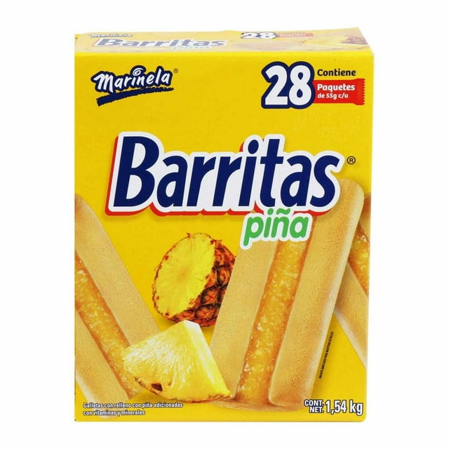 Barritas De Piña 28 Paquetitos 55g - Walmart.com