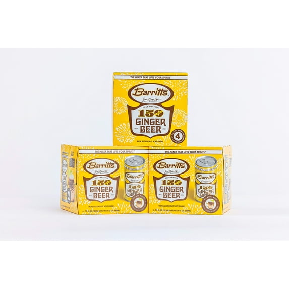 Barritt's Mixers - Ginger Beer Original Ginger Beer, Non-Alcoholic Soda ...