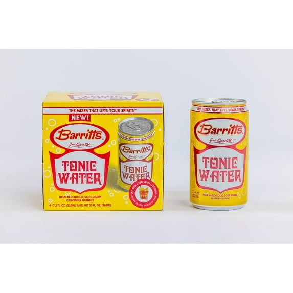 Barritt's Mixers - Tonic Water, Non-Alcoholic Soda Cocktail Mixer, 7.5 ...